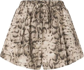 Pinko Pinko, Femme, Shorts, Beige, Taille: 38 FR Short Shorts