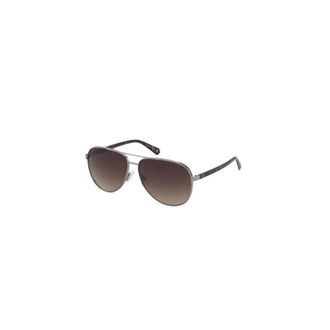 Guess Homme, Accessoires, Gris, Taille: ONE Size Lunettes de soleil &agrave; monture m&eacute;tallique