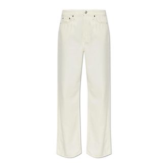 Rag & Bone Featherweight Logan Wide-Leg Jeans - - Jeans - Damen - Beige - W28