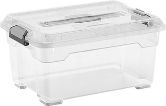 KIS Kis Aufbewahrungsbox Moover Box 12 Liter in transparent, Plastik, 38x26.5x18.5 cm