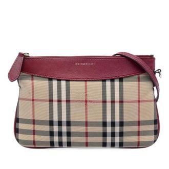 Burberry Sac bandouli&egrave;re Pre-owned en toile - Femme - Pre-owned - Beige - Taille: ONE Size