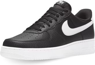 Nike Nike Herren Air Force 1 07 Sneaker, Schwarz Black White, 40.5 EU