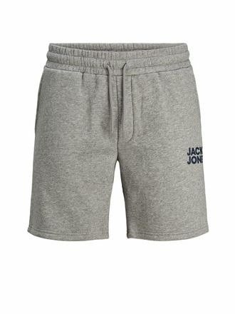 Jack & Jones Bermuda Sweat Shorts Kurze Komfort Fit Hose Knielang mit Seitentaschen, Farben:Grau-2, Gr&ouml;&szlig;e:M