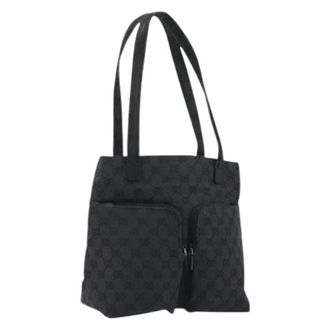 Gucci Pre-owned Vintage GG Canvas Tote Bag - - Pre-owned - Damen - Schwarzk - ONE SIZE