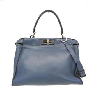 Fendi Sac &agrave; main vintage en cuir Pre-owned - Femme - Pre-owned - Bleu - Taille: ONE Size