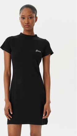 Guess Kleid f&uuml;r den Alltag V6RK06 K8RT2 Schwarz Slim Fit