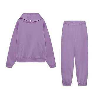 Generic Ensemble de v&ecirc;tements de d&eacute;tente pour femme - Imprim&eacute; de No&euml;l mignon - Ensemble ample &agrave; manches longues - Ensemble deux pi&egrave;ces pour femme - Ensemble d