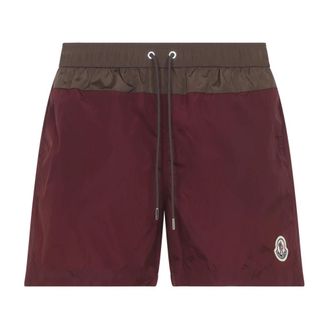 Moncler Polyamid Badeshorts - - Swimwear - Herren - Braun - S