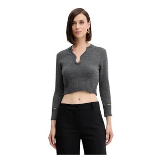Simona Corsellini Pullover mit V-Ausschnitt - - Knitwear - Damen - Grau - S