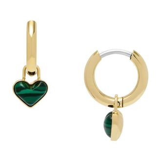 Fossil Femme, Accessoires, Jaune, Taille: ONE Size Boucles doreilles Sutton