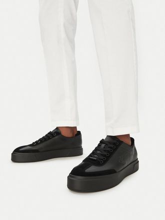 Calvin Klein Sneakers Calvin Klein Basket Cupsole Lup Wt Lth HM0HM02133 Schwarz