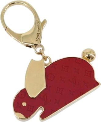Louis Vuitton Porte-cl&eacute;s en m&eacute;tal doccasion - Femme - Pre-owned - Rouge - Taille: ONE Size