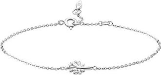 Fossil Bracelet Pour Femmes Elliott, Longueur : 165mm + 25mm, Largeur : 10mm Bracelet En Argent JFS00549040, Argent brillant