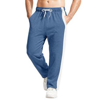 Generic Pantalon de jogging long pour homme - Jambes longues et larges - Pantalon de sport - Pantalon de surv&ecirc;tement - Pantalon de jogging - Pantalon de surv&ecirc;
