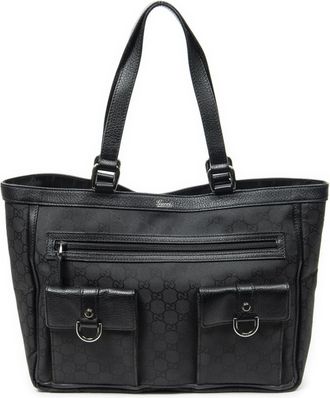 Gucci Crossbody Bags - Abbey Pocket Tote - Gr. unisize - in Schwarz - f&uuml;r Damen