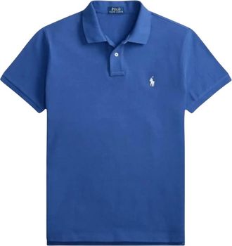 Polo Ralph Lauren Homme, Tops, Bleu, Taille: S Liconique polo en piqu&eacute;