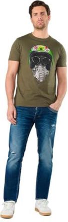 Le Temps Des Cerises T-shirt Wenby kaki imprimé