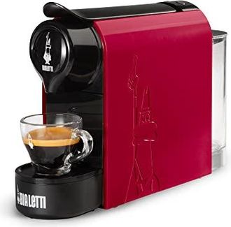 Bialetti Gioia Maschine und Kaffee Espresso, 1200 W, Rot
