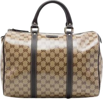 Gucci Sac Boston Pre-owned - Femme - Pre-owned - Beige - Taille: ONE Size