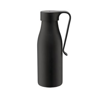 Alessi Away AST01 DG - Doppelwandige Thermosflasche mit Infuser und Filter, aus Farbigem 18/10 Edelstahl, 500 ml, Dunkelgrau