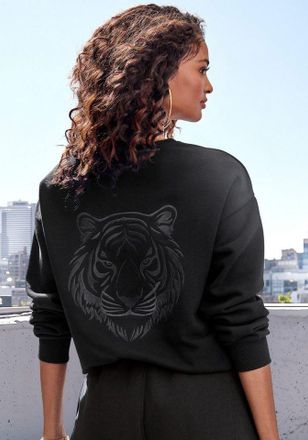 Buffalo Sweater mit toller Stickerei auf der R&uuml;ckseite