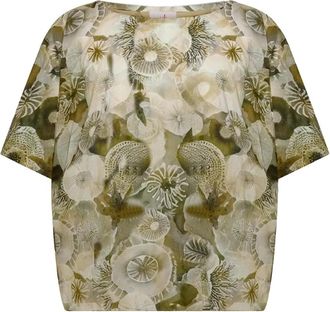 Deha Deha, Femme, Tops, Multicolore, Taille: 38 FR Blusa Allover