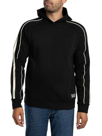 Emporio Armani Homme Sweat &Agrave; Capuche avec Logo De Train, Black, L