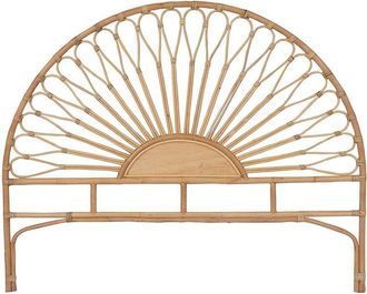 Vente-Unique Bettkopfteil - Rattan - 160 cm - Naturfarben - SOLIA