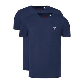 Guess Homme, Tops, Bleu, Taille: 2XL Bipack T-shirts Cotton Stretch