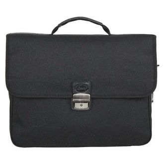 Francinel Porte document Toile et cuir 3 soufflets 8053