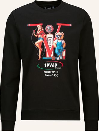 19V69 19V69 Italia Sweatshirt Nico Racing schwarz