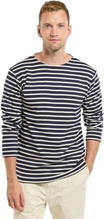 Armor Lux Homme Marinière Houat Héritage Homme T shirt, Multicolore (Navire/Nature 429), XXL EU