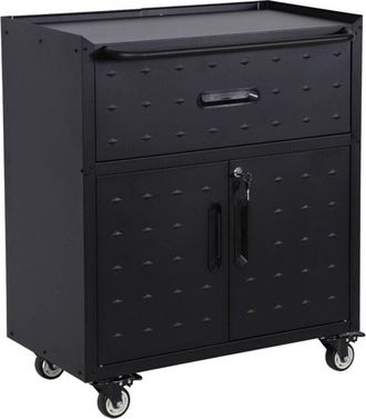 Sweeek Rollenschrank mit 1 Schublade und 2 T&uuml;ren