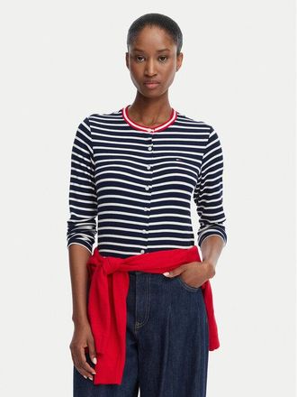 Tommy Jeans Strickjacke DW0DW22805 Dunkelblau Slim Fit