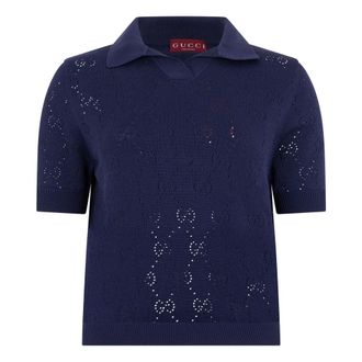 Gucci Damen, Oberteile, Blau, MGr&ouml;&szlig;e