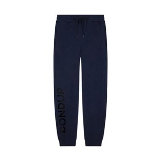 Dondup Regul&auml;re Jogger-Sweatpants mit seitlichem Druck - - Trousers - Herren - Blau - L
