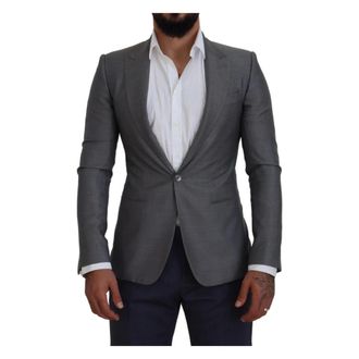 Dolce & Gabbana Sicilia Blazer - - Jackets - Herren - Grau - S