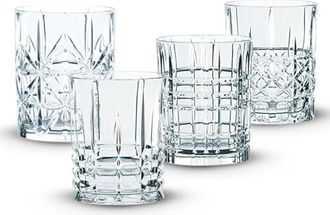 Nachtmann 4-teiliges Gläser Set, 345 ml, Highland, 95906, Trinkgläser aus Kristallglas, Tumbler spülmaschinenfest