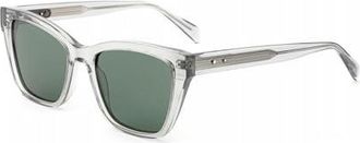 Generic Lunettes De Soleil Carr&eacute;es R&eacute;tro &Agrave; Grande Monture, For Hommes Et Femmes, Photo De Vacances(Green)