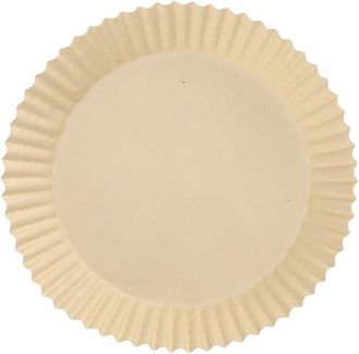Papstar 100 Backpapiere Ø 16 cm · 4,5 cm braun für Heißluftfritteusen