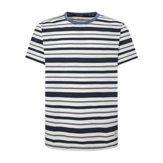 Pepe Jeans London Klassisches Baumwoll-T-Shirt f&uuml;r M&auml;nner - - Tops - Herren - Blau - M