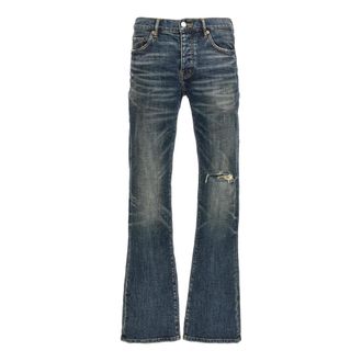 Purple Homme, Jeans, Bleu, Taille: W30 P004 Flared Jeans