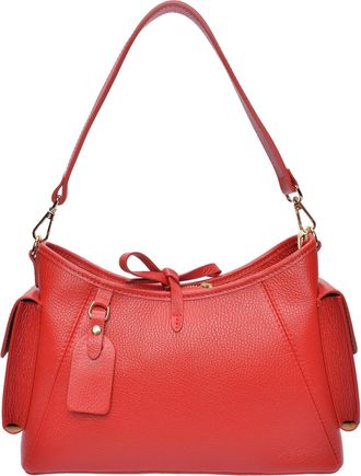 Anna Luchini Rot Rindsledertasche