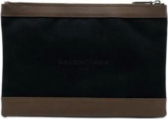 Balenciaga Pre-owned Navy Clip M - Femme - Pre-owned - Bleu - Taille: ONE Size