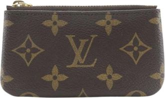 Louis Vuitton unisex, Pre-owned, Brun, Taille: ONE Size Portefeuille Vintage en Toile Pre-owned
