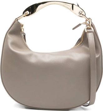Twinset Femme, Sacs, Gris, Taille: ONE Size Sac Croissant avec Poignée Métallique