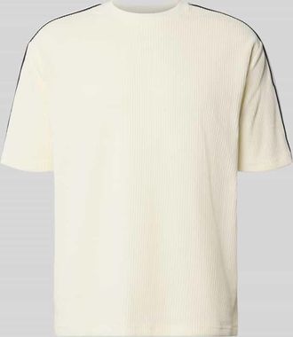 Mc Neal T-Shirt mit Strukturmuster und Rundhalsausschnitt