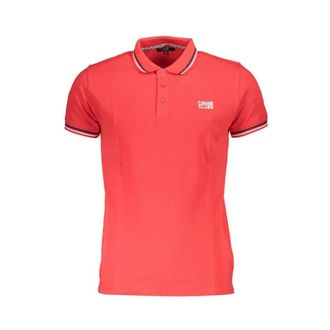 Cavalli Kurz&auml;rmeliges Polohemd - - Tops - Herren - Rot - 2XL