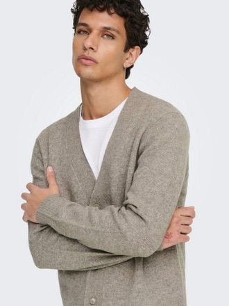 Only & Sons Strickjacke ONSRAY REG LS CARDIGAN KNIT FRML Materialmix, regular fit