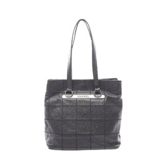 Chanel Pre-owned Choco Bar Calf Tote Bag - - Pre-owned - Damen - Schwarzk - ONE SIZE